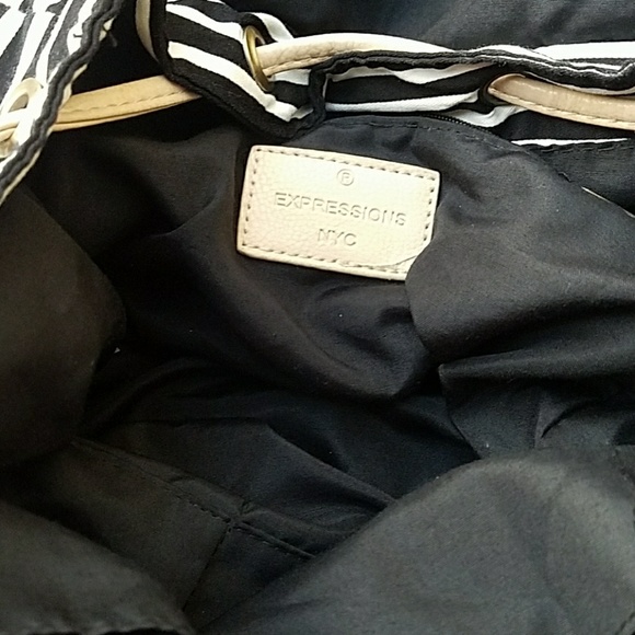 Expressions Nyc | Bags | Expressions Nyc Cute Stripe Backpack | Poshmark